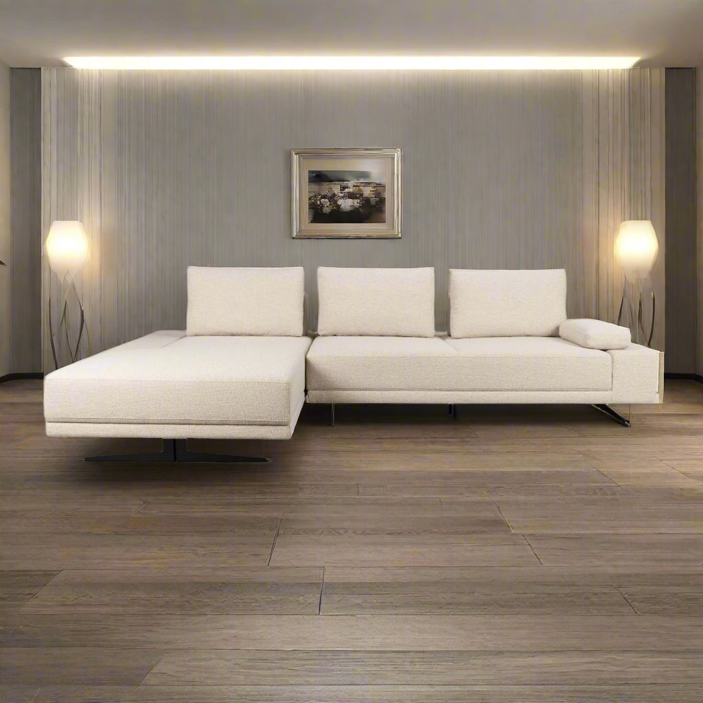 Shelly Sofa Links Creme — Discovery Home Decor